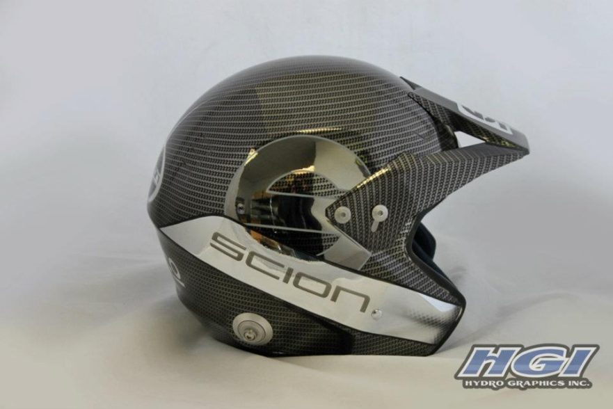 Sparco Scion carbon fiber HydroSkin® and HydroChrome finish. - Side ...